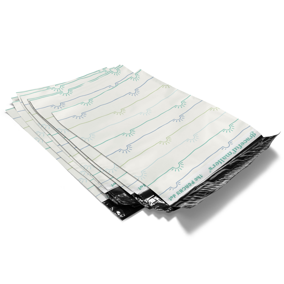 Blue Floral Poly Mailer | 14.5x19 Poly Bag for Shipping | Cute Mailers ...