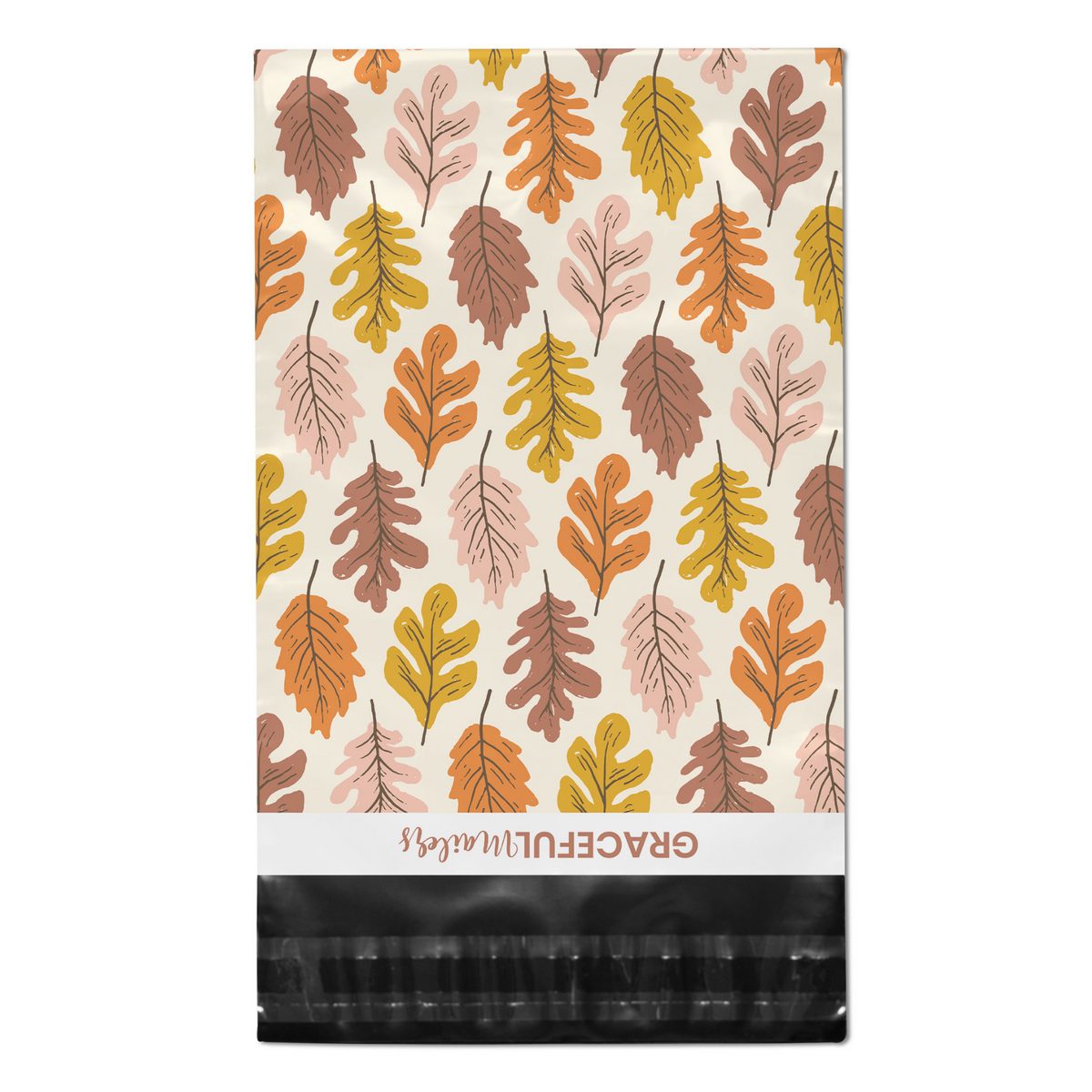 Falling Leaves Poly Mailer | 10x13 Poly Bag for Shipping | Fall Leaves ...